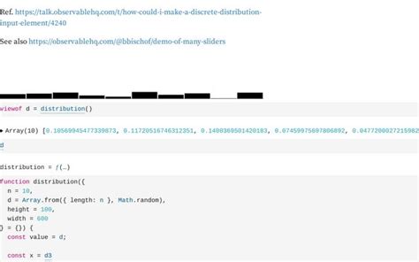 Discrete Distribution Input Fil Observable