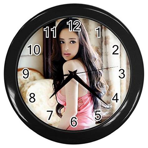 Cav072 Zhang Xin Yu Model Girl Sexy Adult Wall Clocks Home Decor Clock