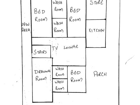 2d Autocad Drawing From Your Given Scanned Copypdf Documentsketch