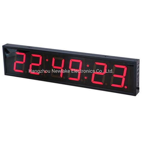Digital Clock 4 Inch 6 Digits Led Display Red Led Clock And Wall Clock Price