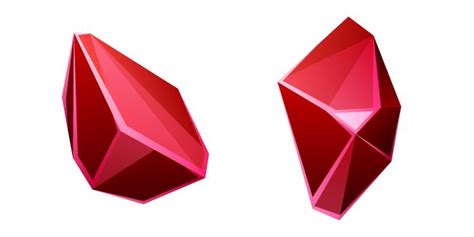 Ruby Crystal Cursor Custom Cursor Ruby Crystal Crystals Stones