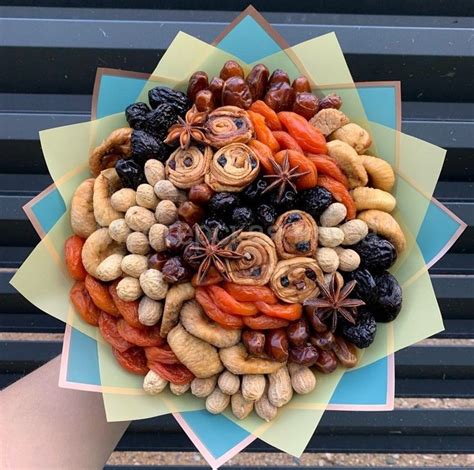 Букет из сухофруктов Сим Сим Сухофрукты Овощной букет Съедобные поделки