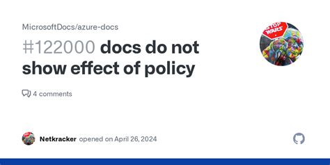 docs do not show effect of policy · issue 122000 · microsoftdocs azure