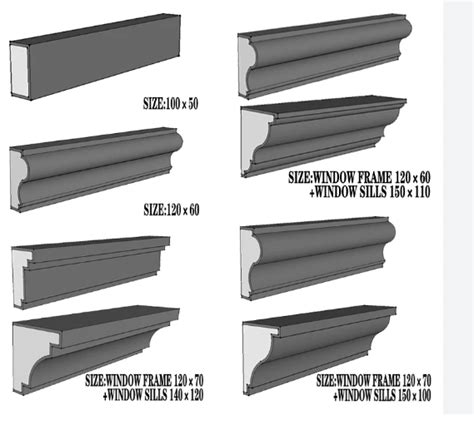 Villa Eps Exterior Wall Construction Material Eps Lines Moulding