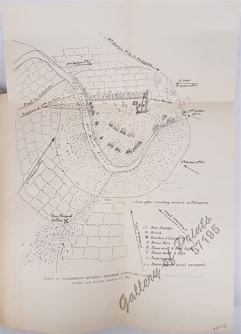 Scene Of Engagement Between Macabebe Scouts And Ladrones Under San Miguel March 27 1903