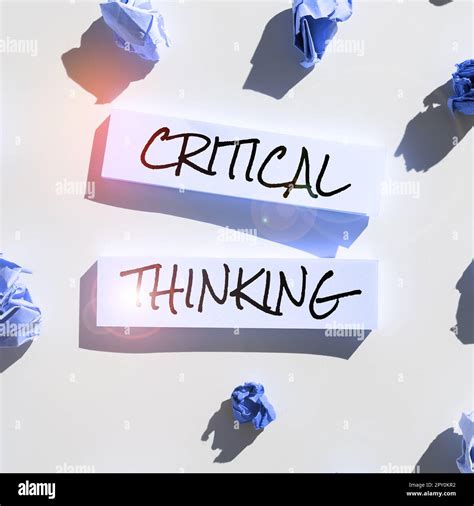 Inspiration Showing Sign Critical Thinking Business Approach Sequence
