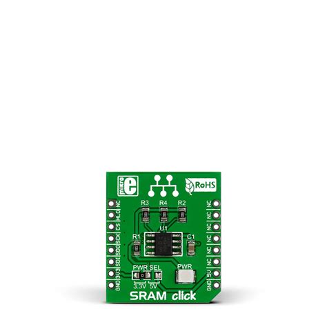 sram click 23lc1024 spi sram module for high speed data storage