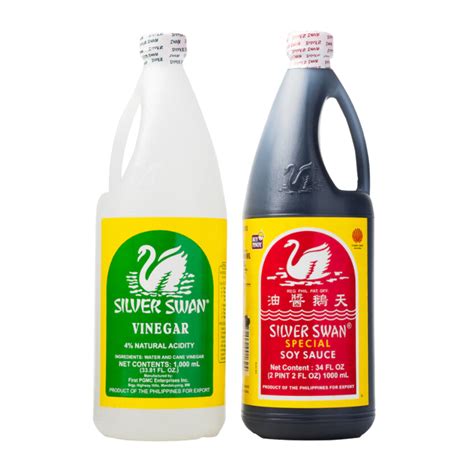 Silver Swan Doble Buenas Soy Sauce Vinegar Value Pack 2x61000ml