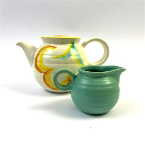 Eva Zeisel Schramberger Majolikafabrik 1 Qt Teapot 3249 Schramberg