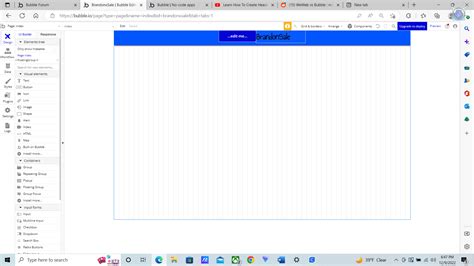 Floating Header How To Align Buttons And Text Need Help Bubble Forum