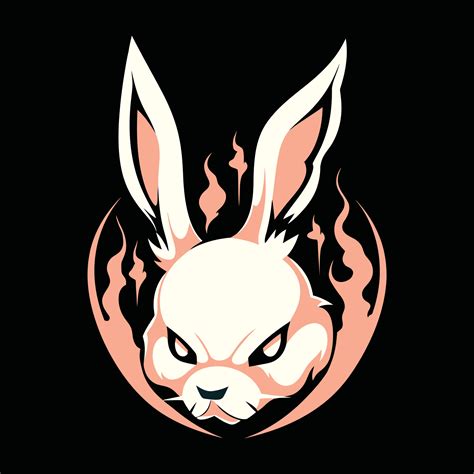 Rabbit Head Mascot Logo For Esport Rabbit T Shirt Design Bunny Logo Rabbit Sticker 26363267