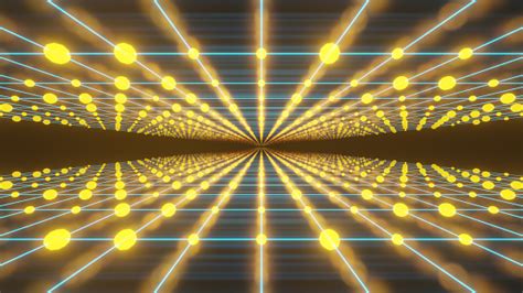 A Digital Cybernetic Structure Made Of Lattices And Dots Abstract Background Stock Illustration