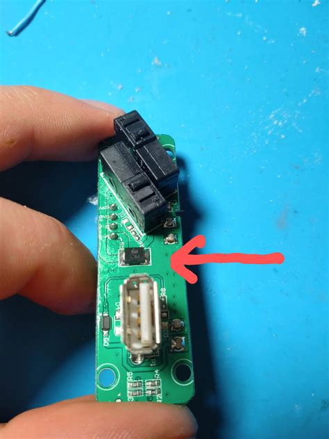 Anyone Knows What The Black Smd Component Is Its Connected Between The 2 Buttons That Control
