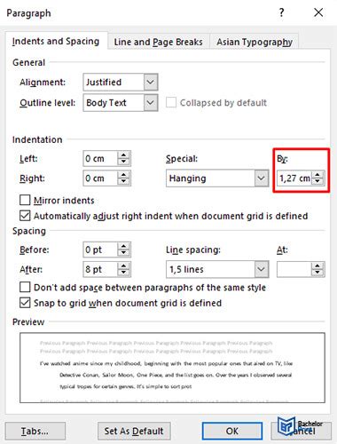 Hanging Indent Guide For Word Google Docs