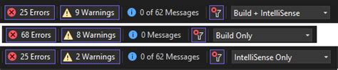 Blazor Build Vs Build Intellisense Errors Count After Build Differs