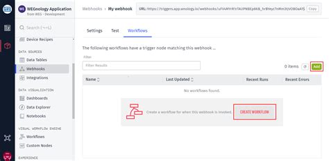 Workflows WEGnology Documentation