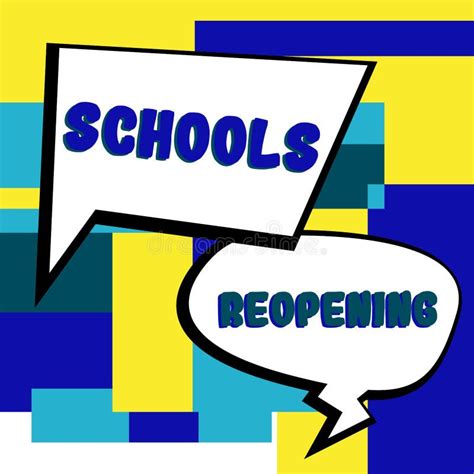 Inspiration Showing Sign Schools Reopening Internet Concept Classes Are Over For The Time Being