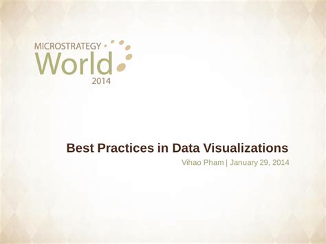 PDF Best Practices In Data Visualizations MicroStrategy Best