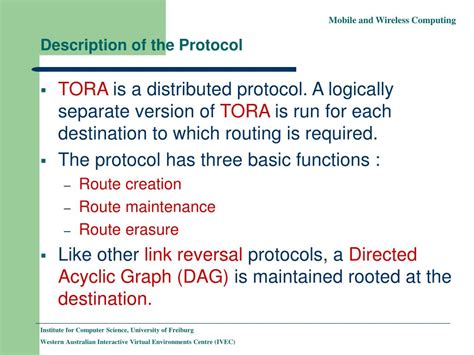 Ppt Lecture 7 The Temporally Ordered Routing Algorithm Powerpoint