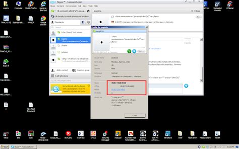 Skype Zero Day Htmljavascript Code Injection
