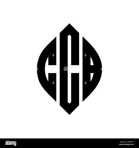 Ccb Circle Letter Logo Design With Circle And Ellipse Shape Ccb