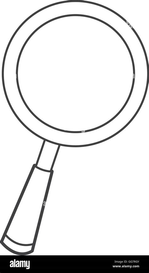 Cartoon Magnifying Glass Icon Stock Vector Image And Art Alamy