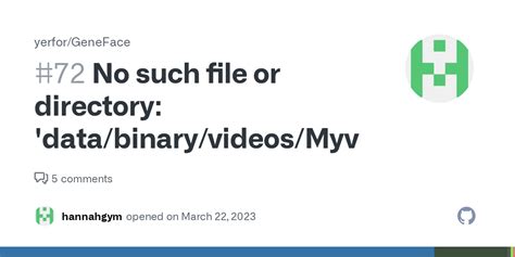 no such file or directory data binary videos myvideo trainval dataset npy · issue 72 · yerfor