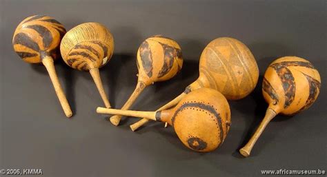 Ikinyege African Rattles Rattles Gourd Art Rattle