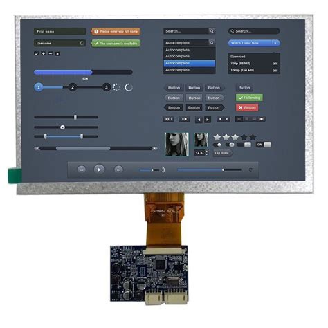 Inch Cm HS TFT LCD Display Screen Module With Controller Board Apply For Home Appliance