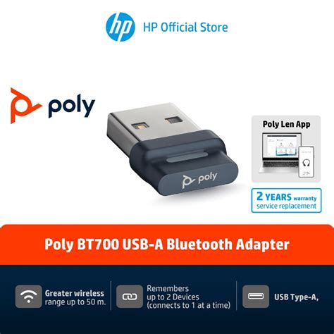 Poly Bt700 Usb A Bluetooth Adapter Shopee Thailand