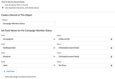 How To Automatically Create Campaign Member Statuses In Salesforce