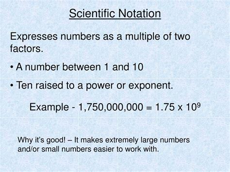 Ppt Chemistry Math Scientific Notation Significant Digits And Measurement Powerpoint