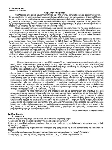 Prinsipyo Ng Subsidiarity Act Pdf