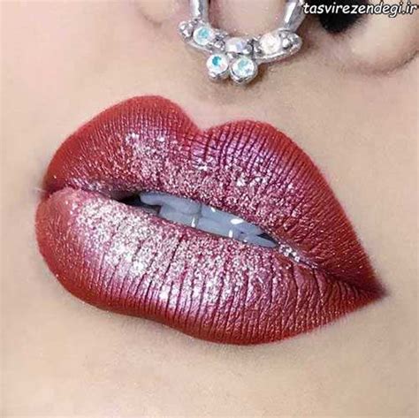 عکس زیباترین مدل آرایش لب و رژ زدن شیک و مجلسی 96 2017 • مجله تصویر زندگی