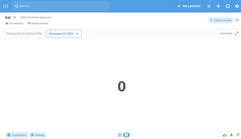 Native Query Explore Results Button Doesnt Pull Through Variables · Issue 19041 · Metabase
