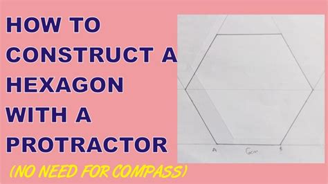 How To Construct A Hexagon With A Compass How To Draw A Hexagon Pa