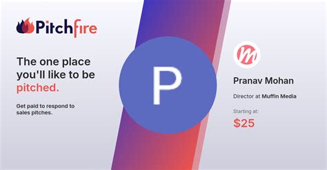 Pitch Pranav Mohan Pitchfire