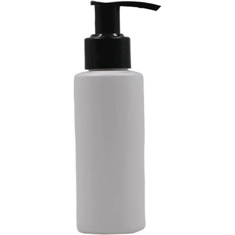 100ml Hdpe White Bottle With Black Lotion Pump Pack Of 100 Units Africa Global Packaging