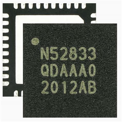 Nrf52833 Qdaa B R Nordic Semiconductor Asa Rf And Wireless Digikey