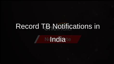 India Achieves Record Tb Case Notifications In 2023 Says Report Oneindia News