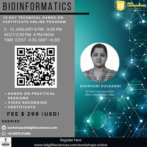 Bdg Lifesciences On Linkedin Bioinformatics Biotech Genetics Onlinetraining Handson…