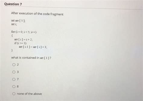 Solved Question Given The Declaration Int Beta The Chegg
