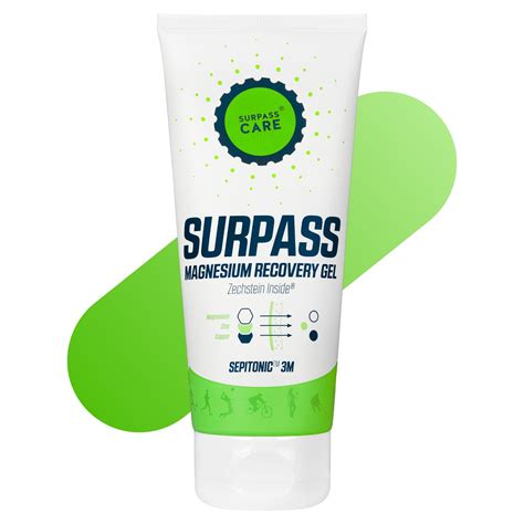 Surpass Professional Magnesium Menthol Gel For Athletes Muscle