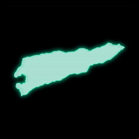 Premium Photo Map Of Timor Leste Old Green Computer Terminal Screen On Dark Background