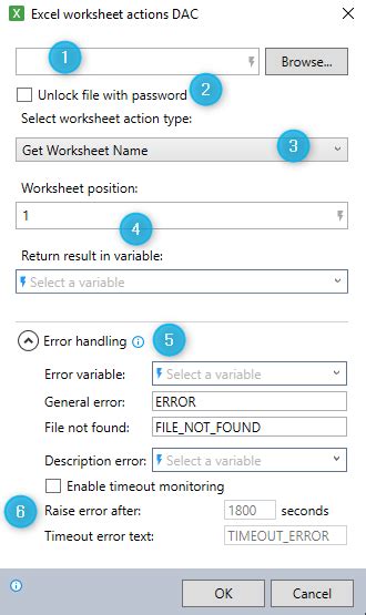 Excel Worksheet Actions