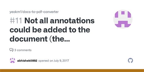 Not All Annotations Could Be Added To The Document The Document Doesnt Have Enough Pages