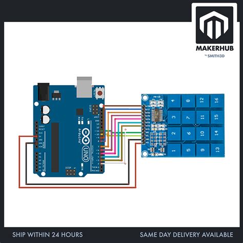 16 Key Capacitive Touch Keypad Module Ttp229 Switch Touch Sensor Keypad
