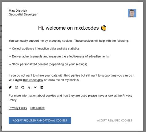 How To Create A Custom Cookie Banner For Your React Application • Max Dietrich