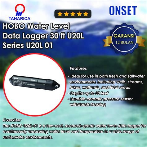 Hobo Water Level 30 Ft Data Logger U20l 01 Alat Uji