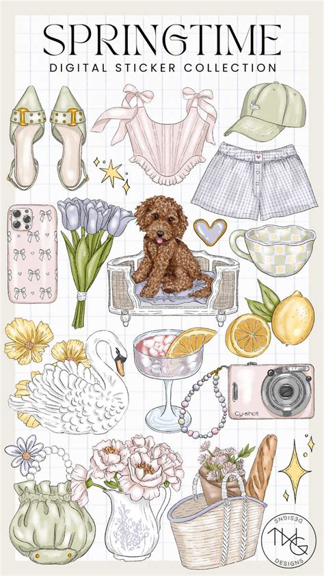 Springtime Clipart Collection Twg Designs